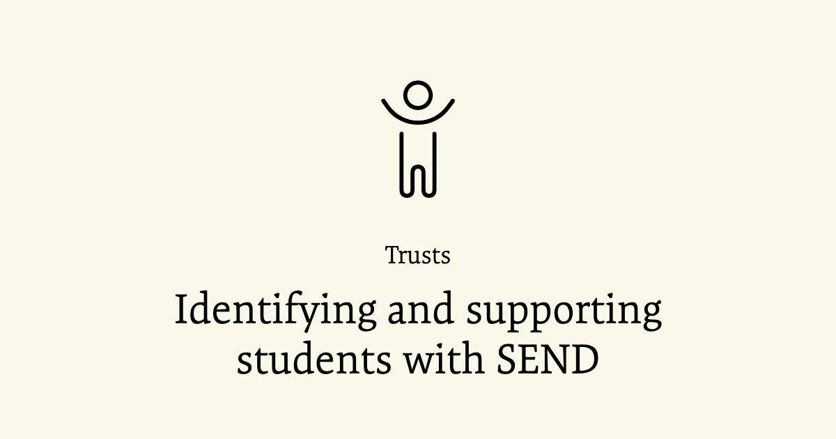 Identifying and supporting students with SEND - GL Assessment